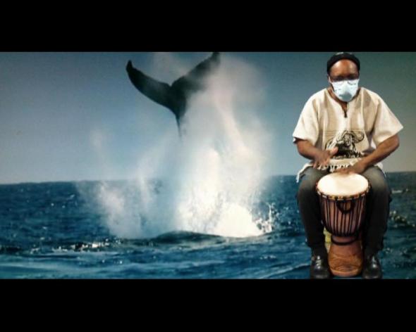 Mediathek Hessen - Afrikanische Polyrhythmische Klänge mit Djembe-Trommel
